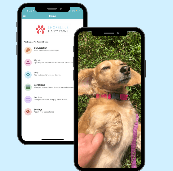 SHP Account | Client Portal & Mobile App - Shoreline Happy Paws LLC